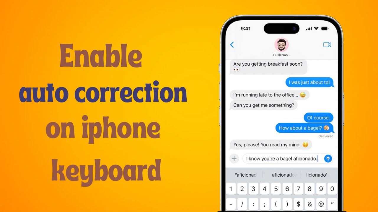 How To Enable Auto Correction On IPhone Keyboard- Full Guide - YouTube