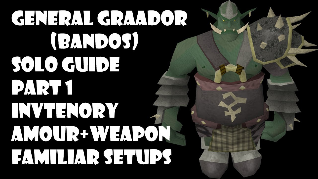 Runescape - Ultimate Bandos Solo Guide 2012 [Part 1] - YouTube