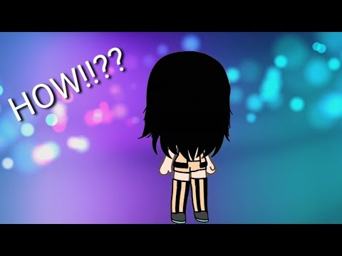 How to make a back facing gacha character - YouTube