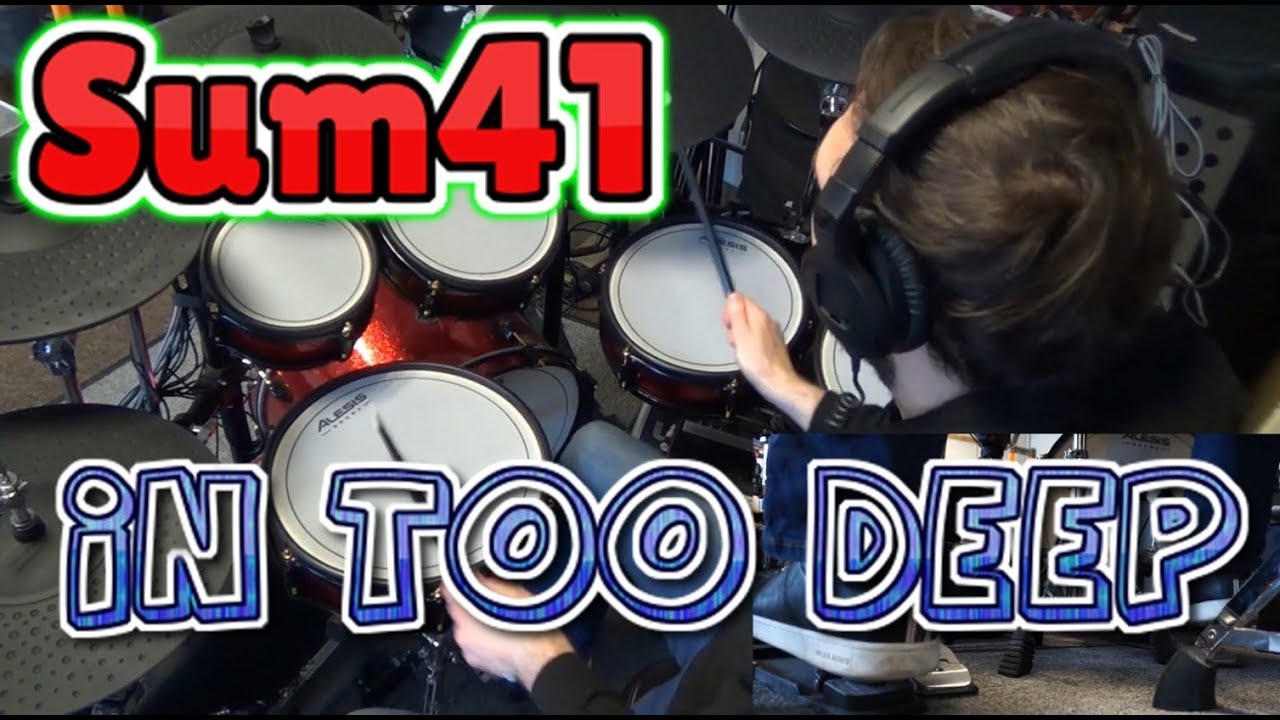 Drum cover - In Too Deep (Sum 41) - YouTube