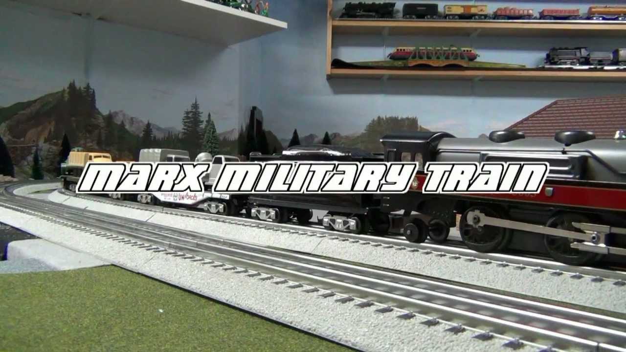 Marx Military Train - YouTube