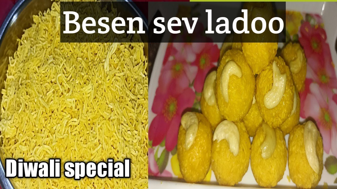 Diwali Special Sev ladoo/Besen Sav Ladoo/Home made recipe Diwali ...