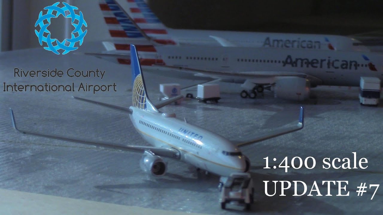 1:400 Scale Model Airport / Riverside County International Airport ...