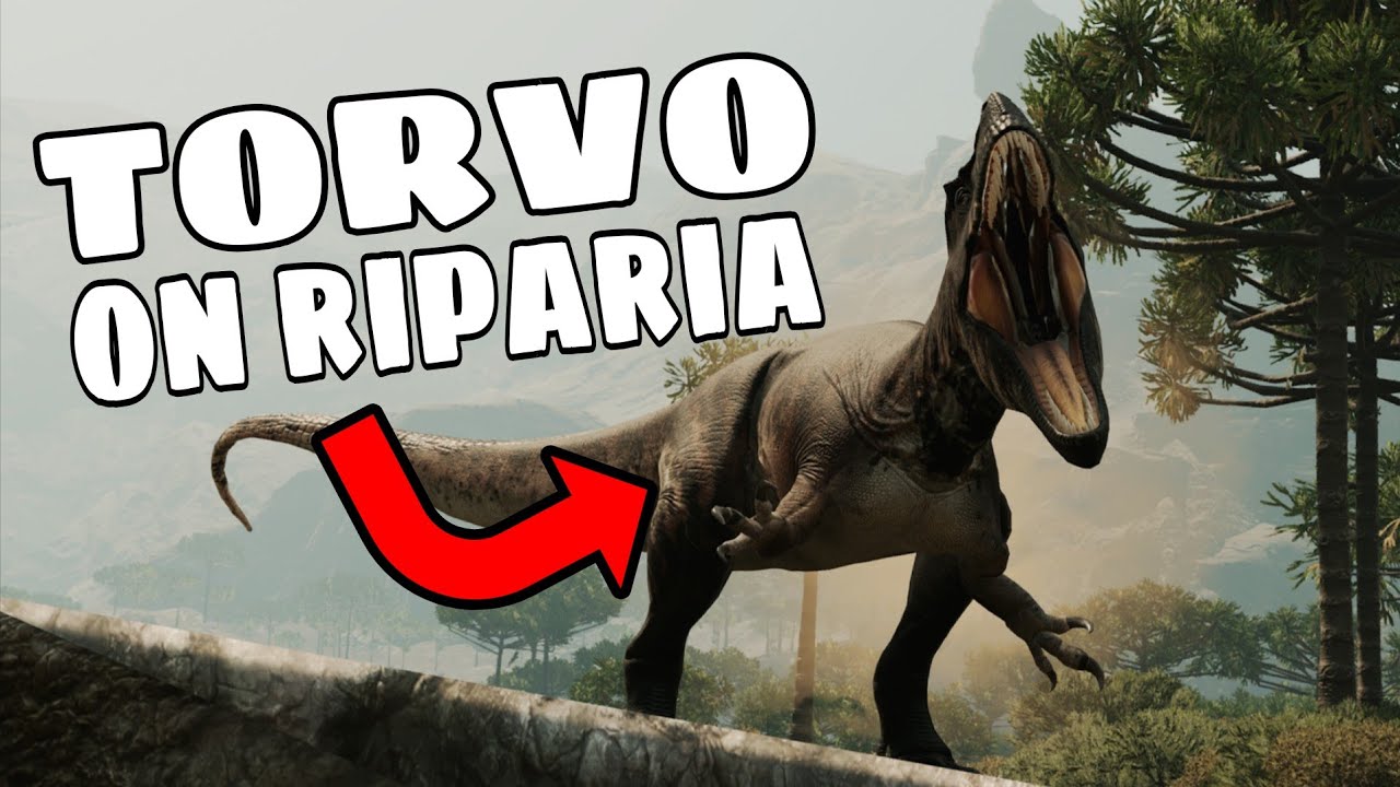 Torvosaurus hunting on RIPARIA gone WRONG! | Path of titans - YouTube