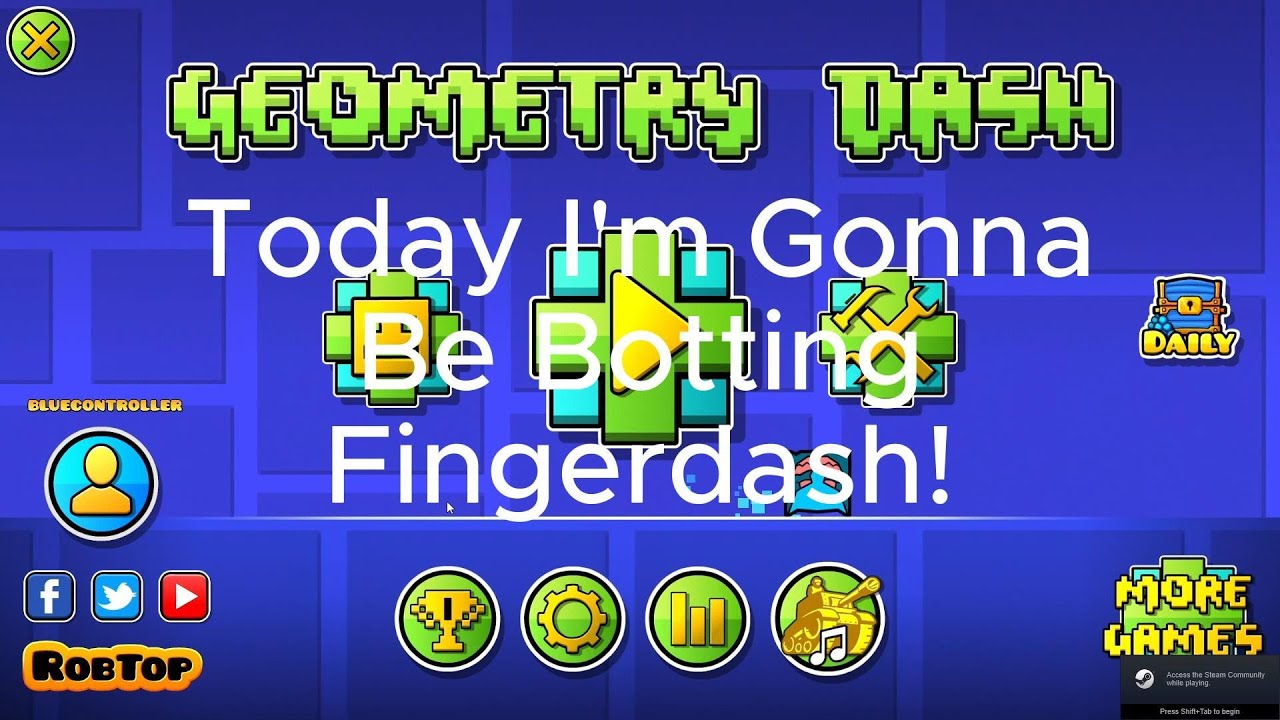 Botting Fingerdash GD (capcut test) - YouTube