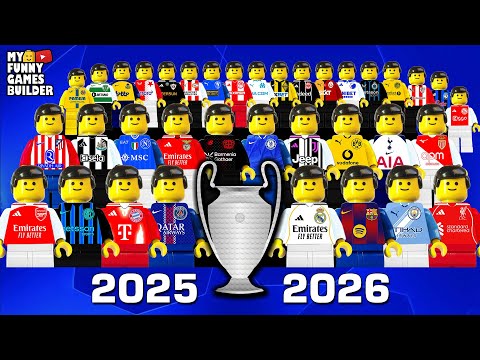 Champions League 2025-26 ⭐ UCL Preview 2026 in Lego Football