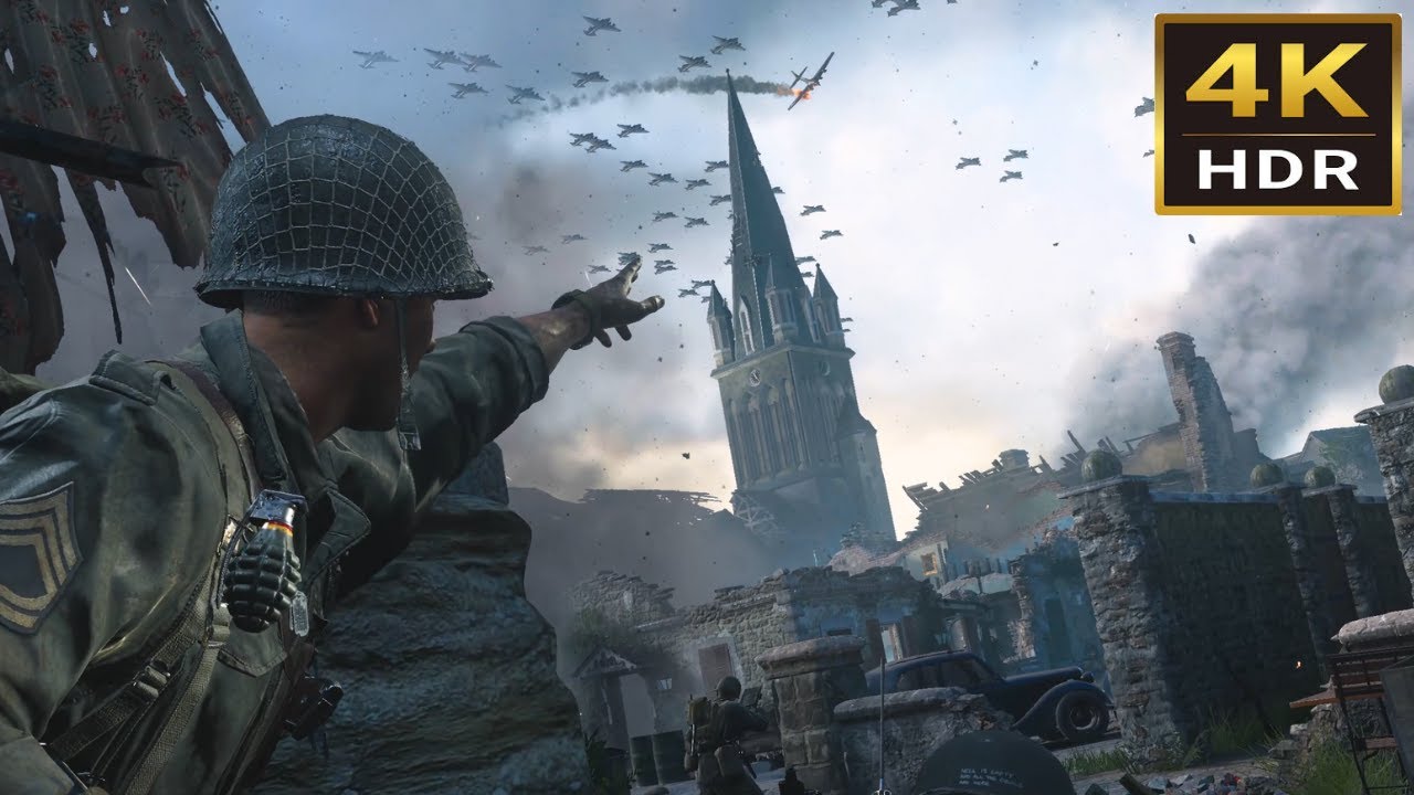 Call of Duty WWII | Realistic Ultra Graphics Gameplay [4K UHD 60FPS ...