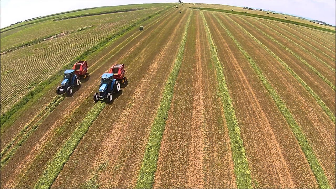 Making Hay the Ronsiek Way: Balage - YouTube