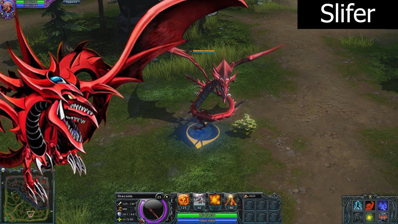 Hon Mod Anime Dragon Slifer - YouTube