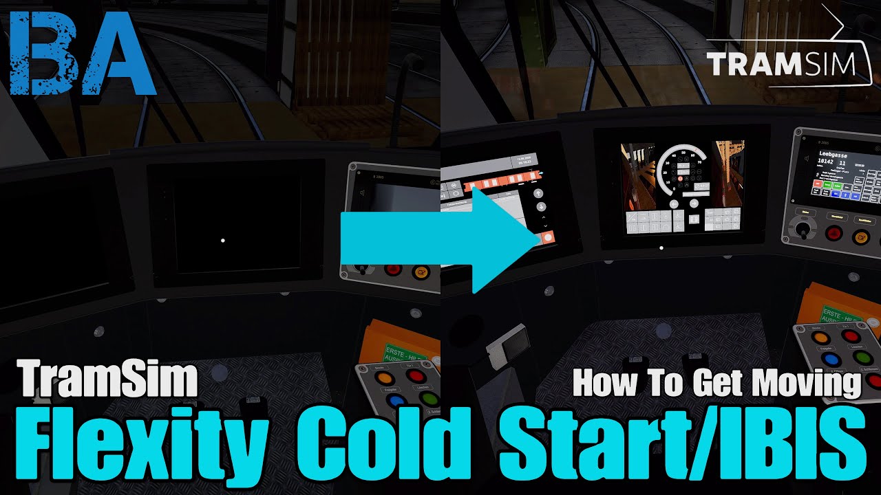 How To Setup The Flexity Tram From Cold - Tutorial - TramSim Console ...