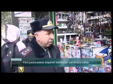 Yeniyetmələrə siqaret satanlar cərimələndilər - ARB Kəpəz