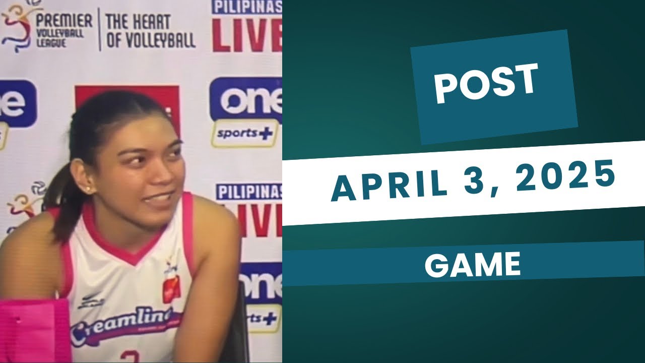 Creamline Post Game | April 3, 2025 Finals Bound!!! - YouTube