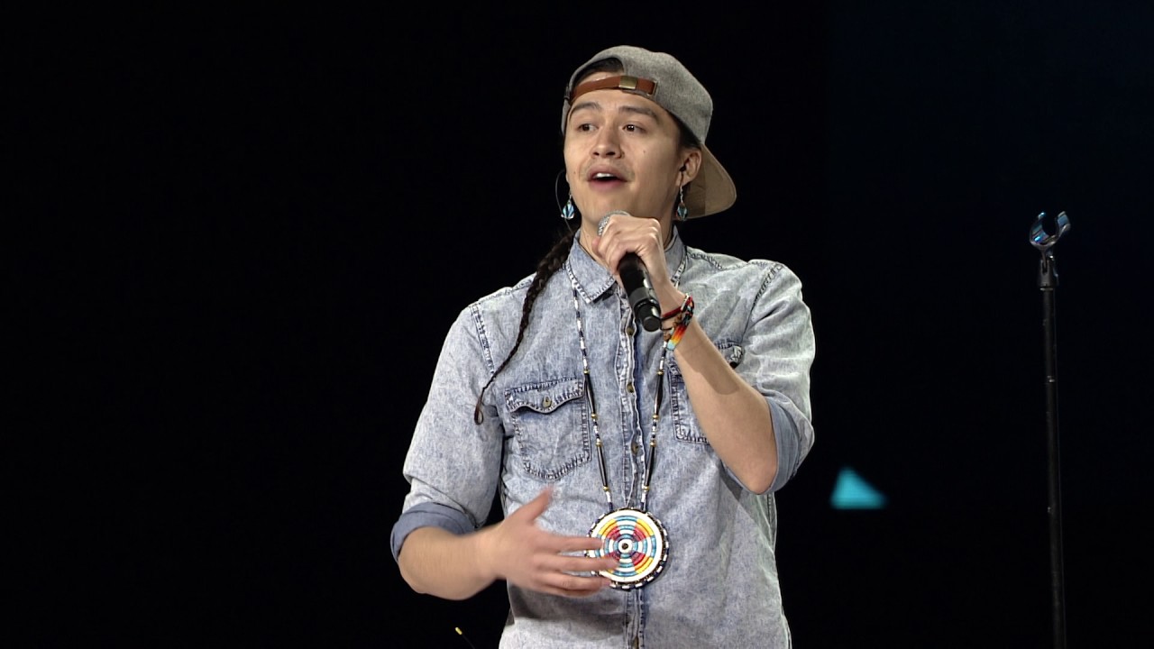 Inspirational Native American Frank Waln tells his story at WE Day ...
