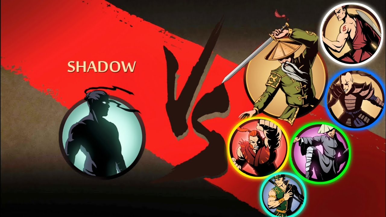 Shadow Fight 2 || Shadow Vs Hermit And His Bodyguards Secret Path Fight ...