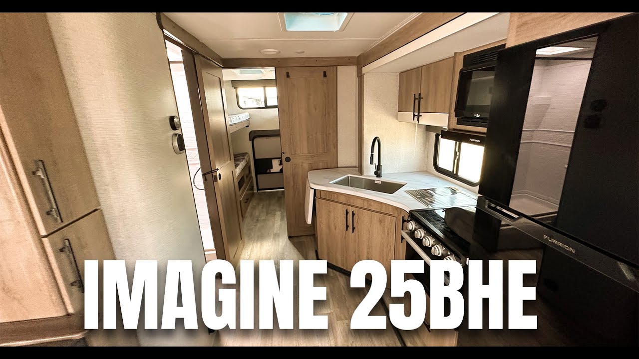 Imagine 25BHE - family travel trailer - YouTube