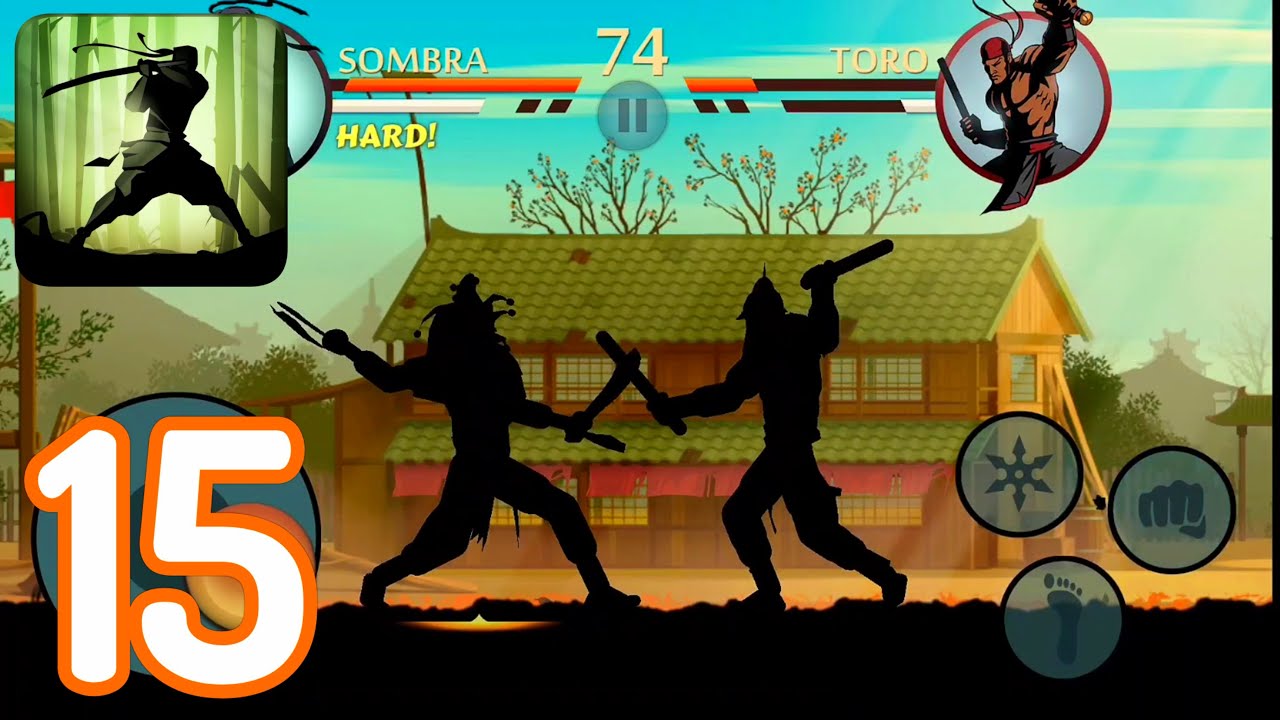 Shadow Fight 2-(Gameplay 15)-Elimino A TORO - YouTube