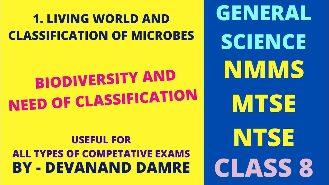 Biodiversity and need of classification ( Part 1) || Biodiversity ...