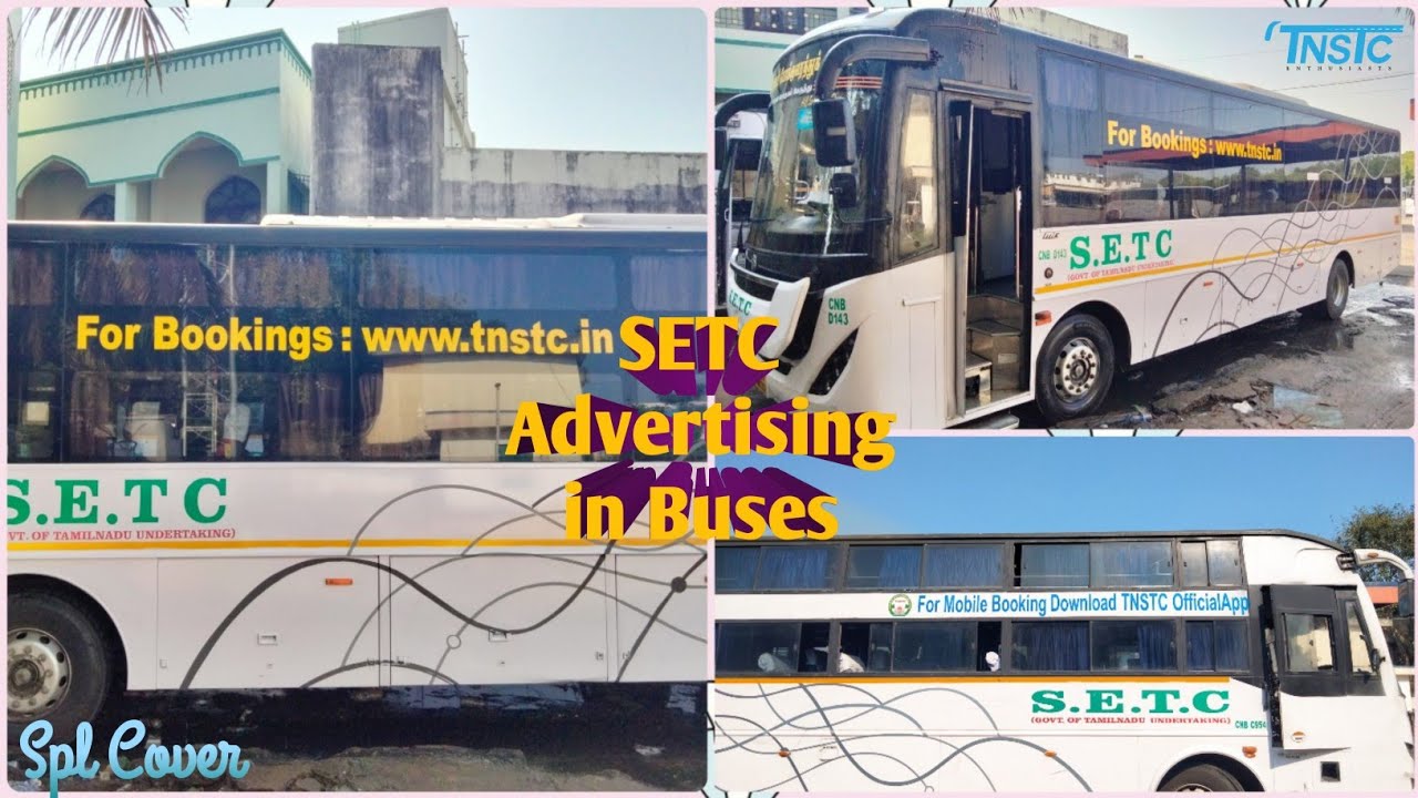 SETC Advertising on buses🚍 || Special Cover || TNSTC Enthusiasts 💙 ...
