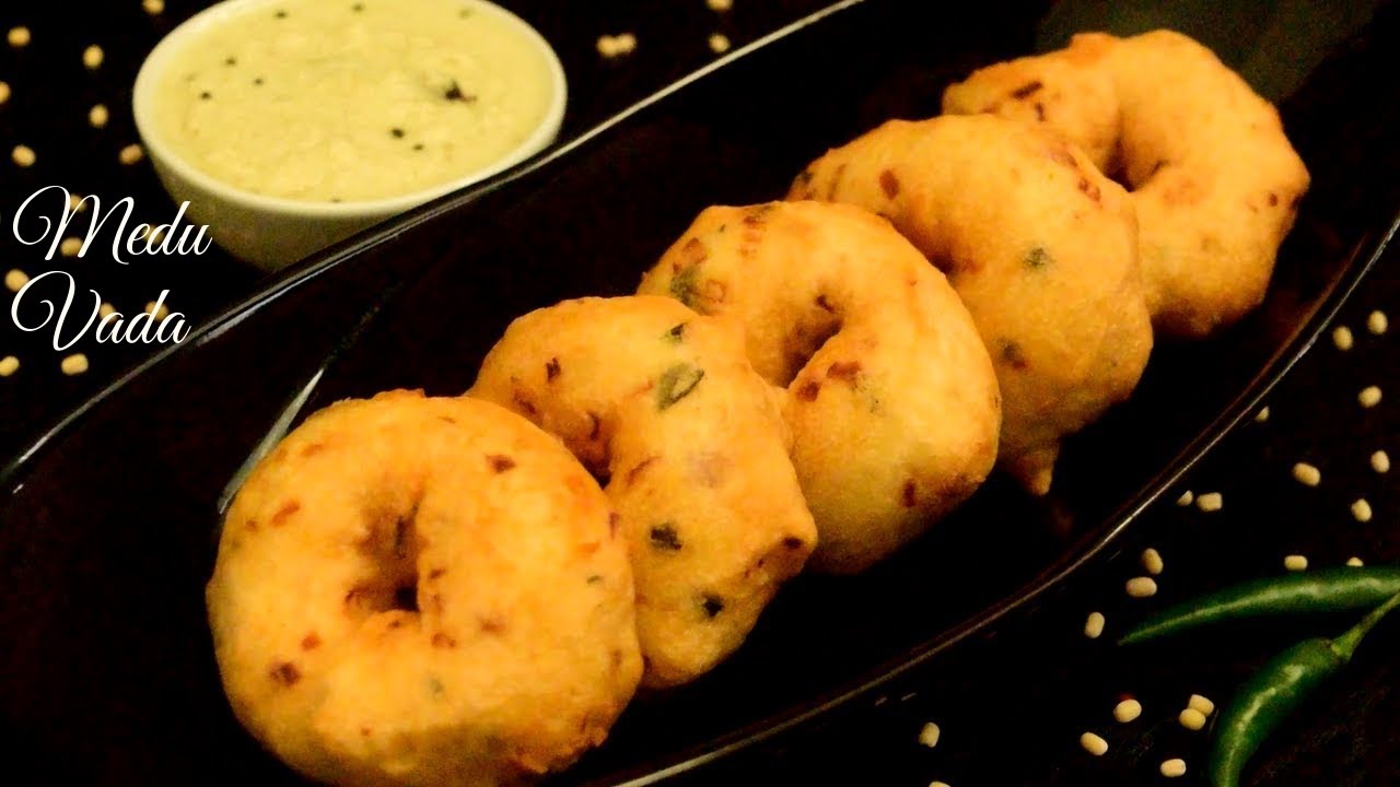 Medu vada in Mixie | Urid dal vada | உளுந்து வடை - YouTube