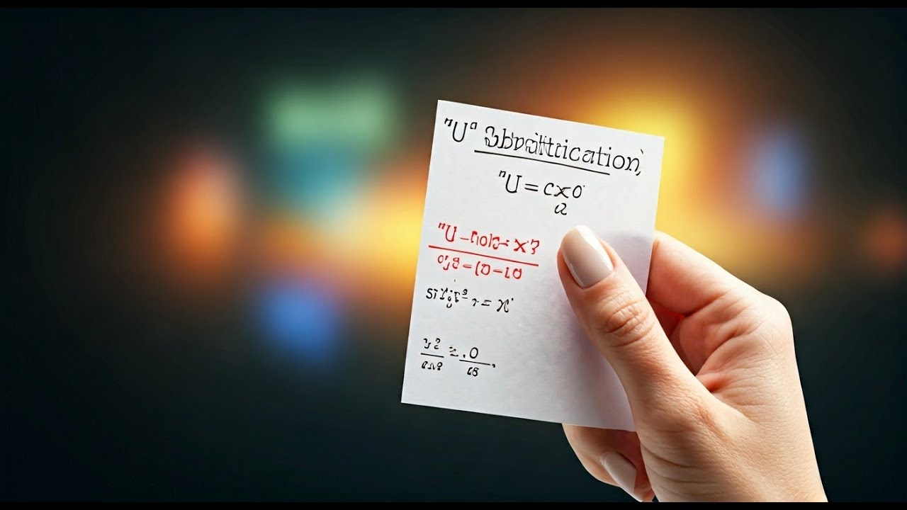 The Easiest Way to Solve Integrals? U-Substitution! - YouTube