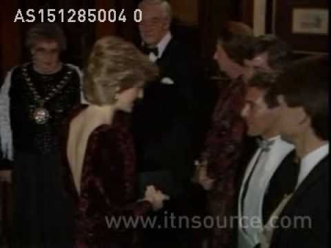 Princess Diana at ballet performance - YouTube