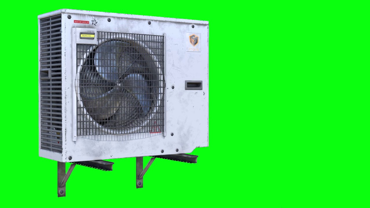 AIR CONDITIONER 1 - GREEN SCREEN - YouTube
