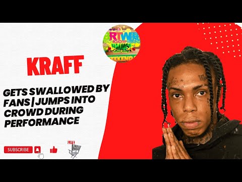 KRAFF gets swallowed by fans |JUMPS INTO CROWD during performance # ...