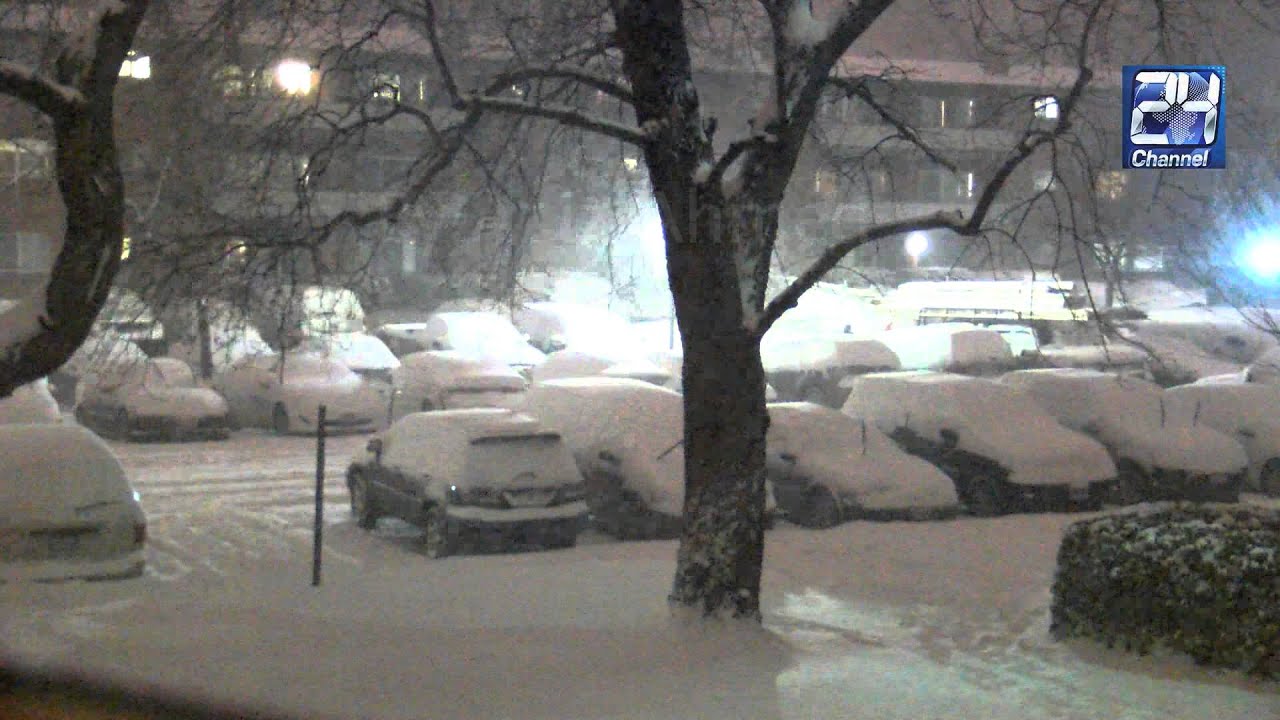 Time Lapse, Record Snow Storm Jonas 2016 in Washington, DC Metro Area ...