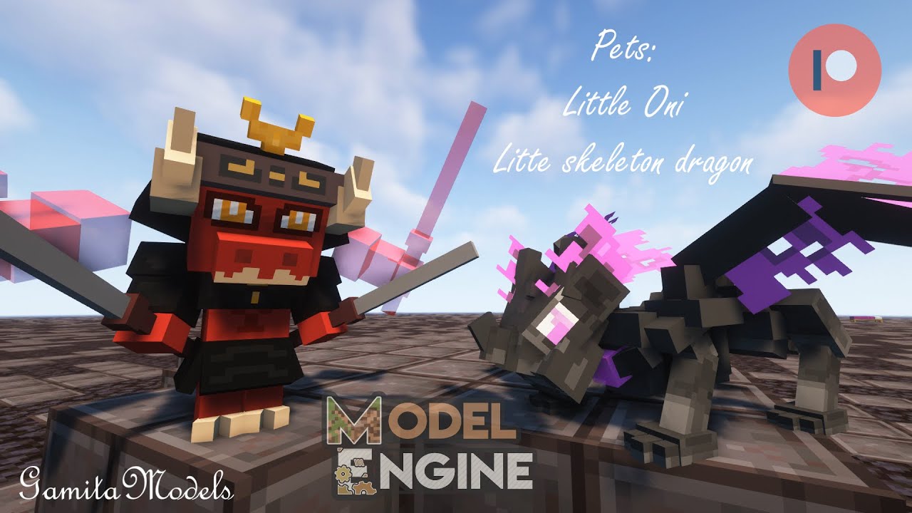 Pets: Oni Samuray and Skeleton Dragon: Mcpets & Modelengine - YouTube