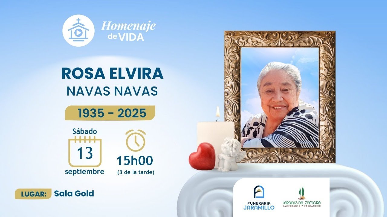 HOMENAJE DE VIDA SRA. ROSA ELVIRA NAVAS NAVAS - YouTube