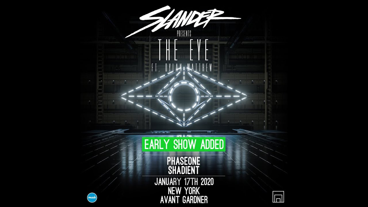 SLANDER (EARLY SHOW) @ AVANT GARDNER BROOKLYN NY - YouTube