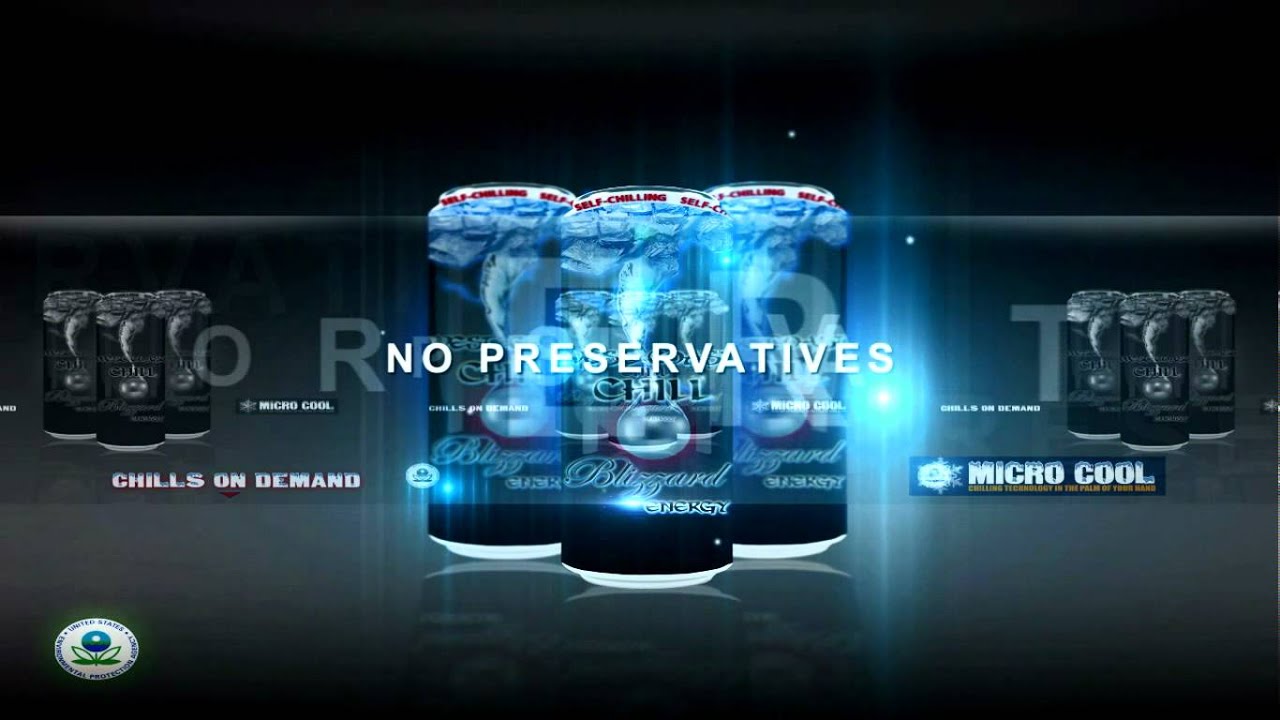 West Coast Chill- World's First Self Chilling Energy Drink - YouTube