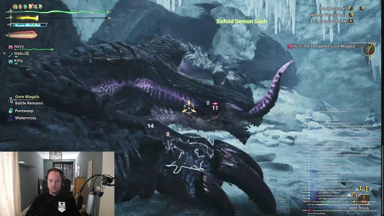 Monster Hunter Wilds - Dual Blades vs. Tempered Gore Magala Solo ...