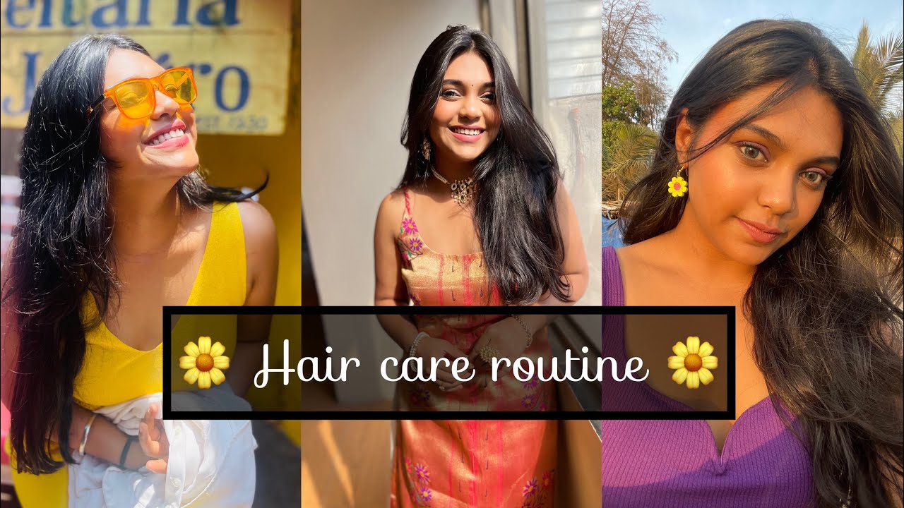 Simple Hair care Routine 😍 - YouTube