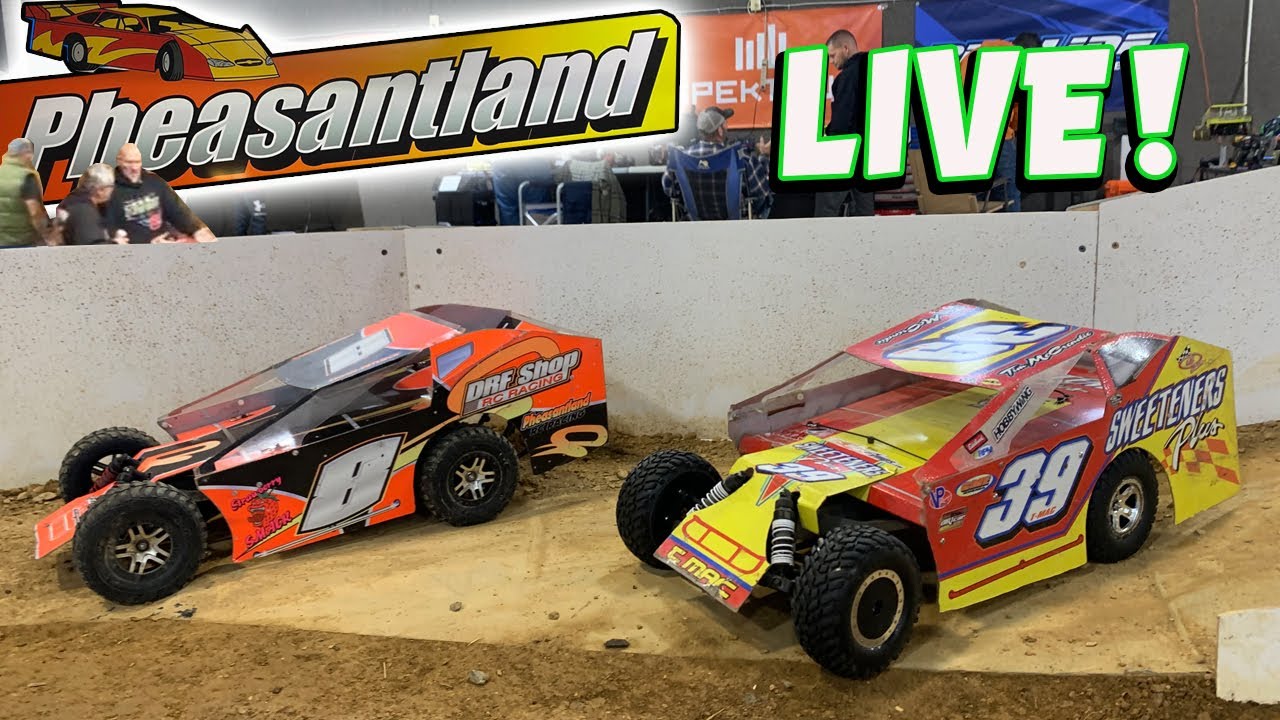 IT'S PACKED!! NEW indoor RC dirt oval track at Pheasantland on sunday ...