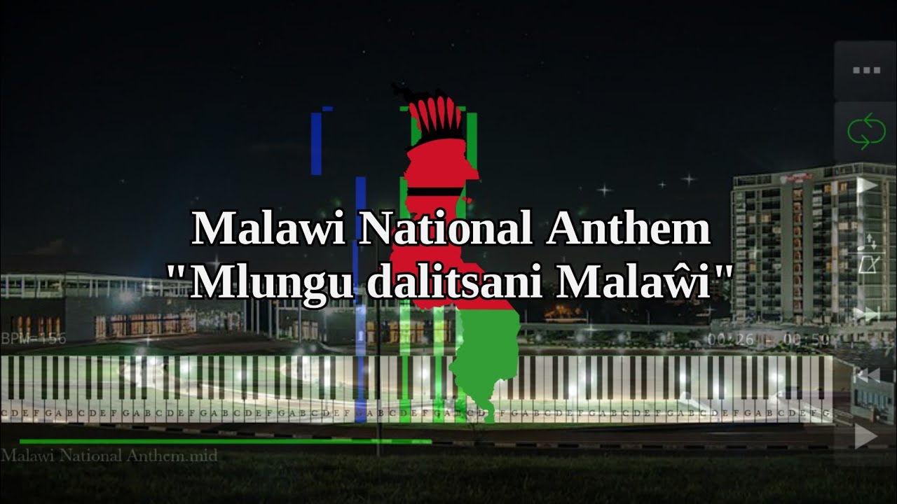 Malawi National Anthem | Mlungu dalitsani Malaŵi - Piano - YouTube