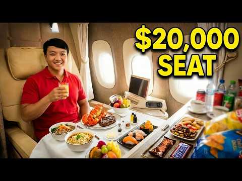 INSIDE the World's MOST EXPENSIVE Flight | Emirates FIRST CLASS SUITE FLIGHT REVIEW!