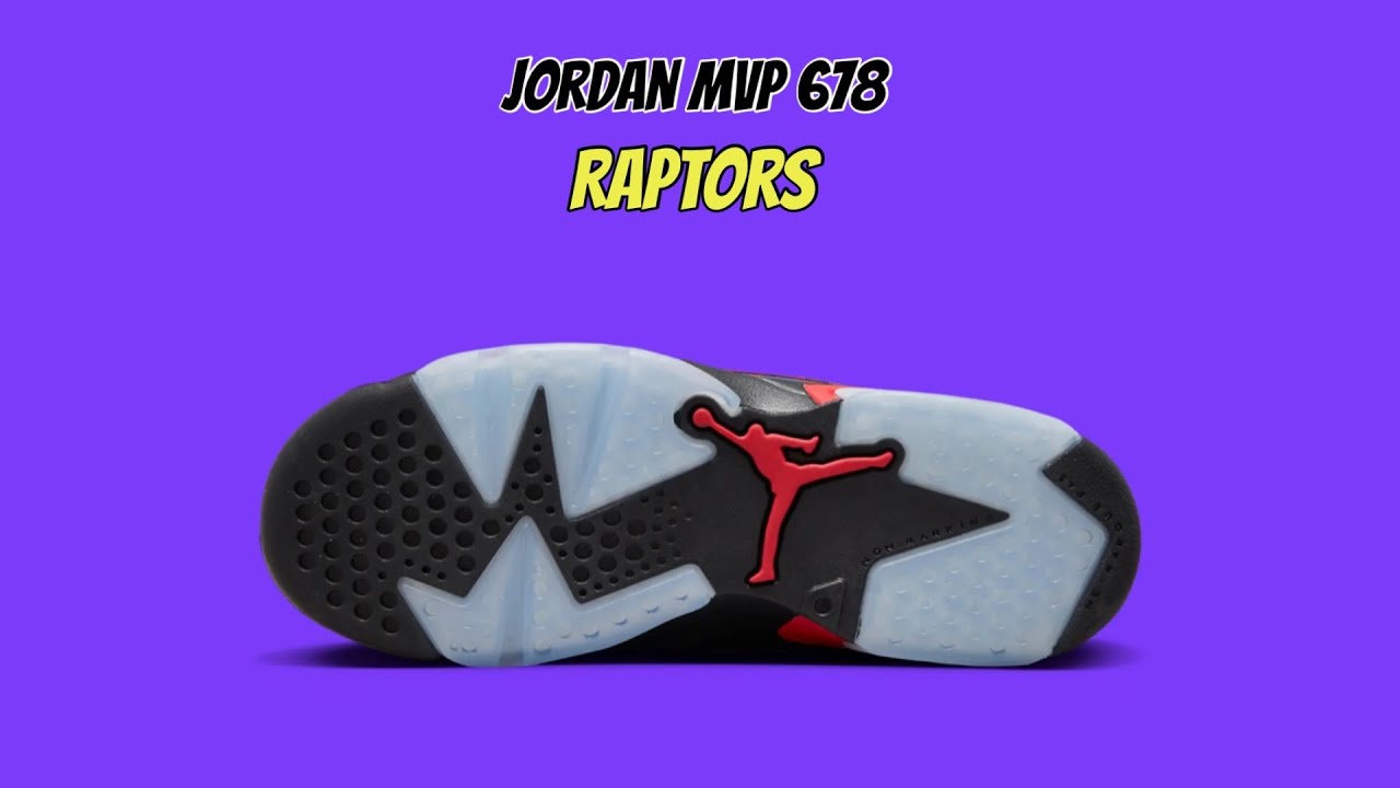 Jordan MVP 678 Raptors - YouTube