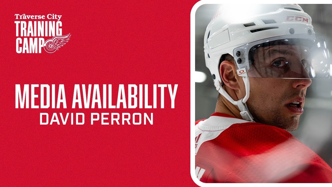 David Perron Detroit Red Wings Training Camp - YouTube