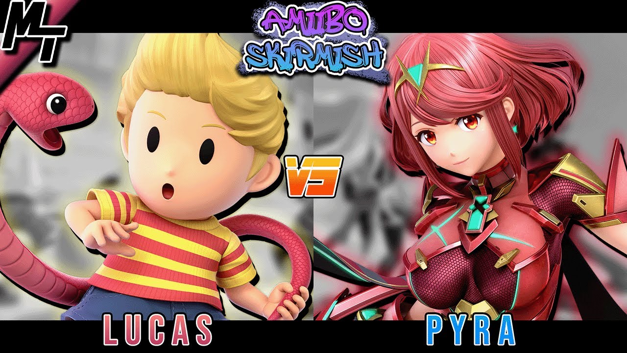 Amiibo 💥 Skirmish | Lucas vs. Pyra - YouTube