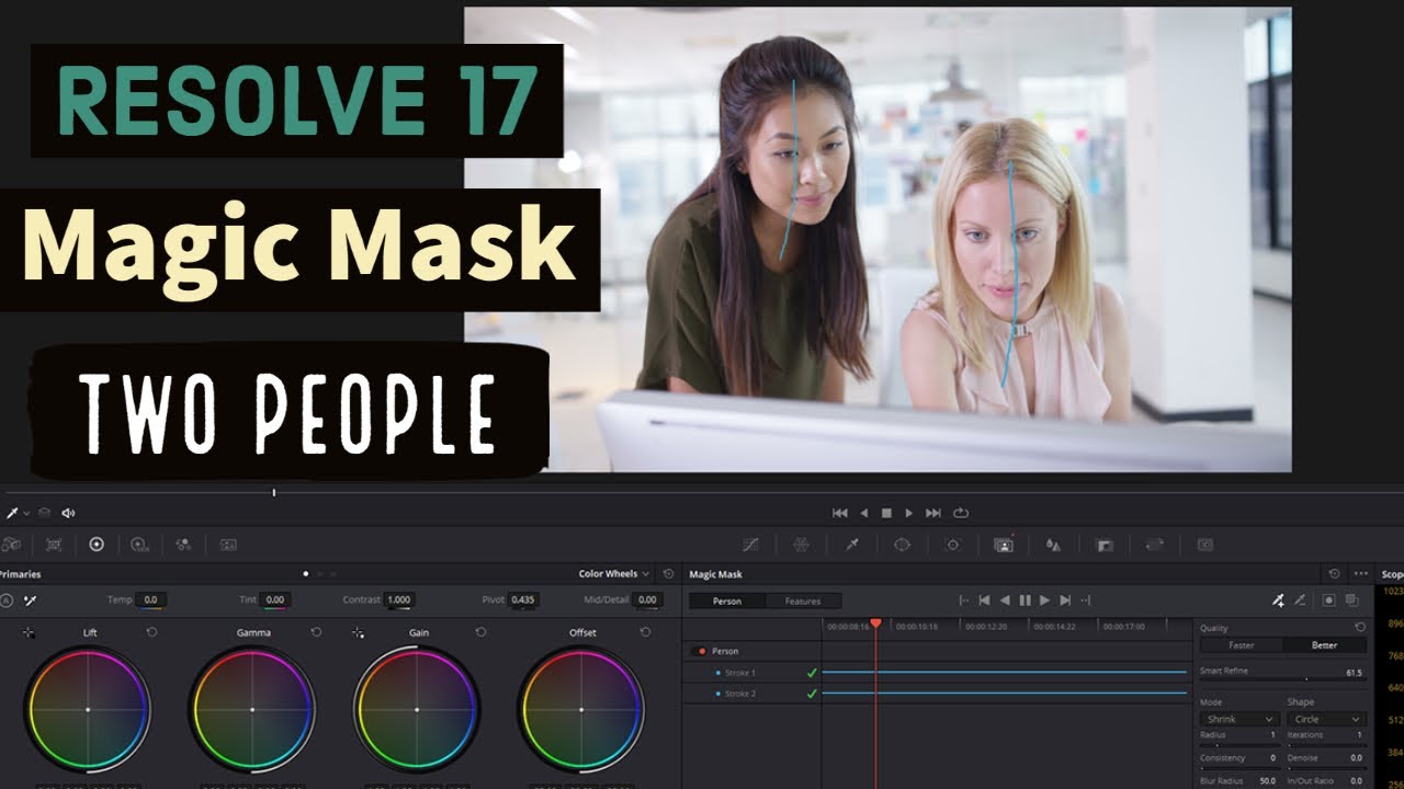 Davinci Resolve 17 Magic Mask YouTube Davinci Resolve 17 Magic Mask YouTube