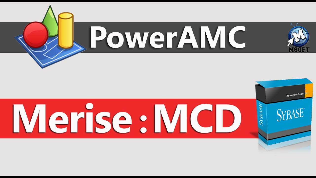 1 - | PowerAMC | (Merise) Modèle Conceptuel de Données | Msoft ...