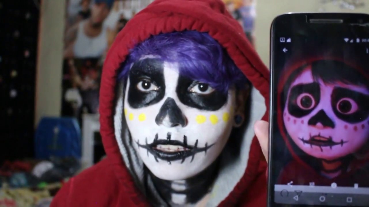 Makeup Miguel (Coco) - YouTube