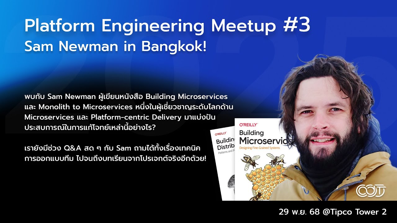 Platform Engineering Meetup #3: Sam Newman in Bangkok! - YouTube