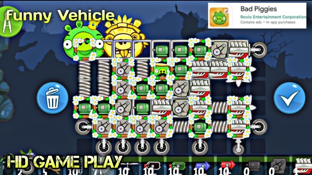 Bad Piggies : Funny Vehicle HD Gameplay | Episode - 11 - YouTube