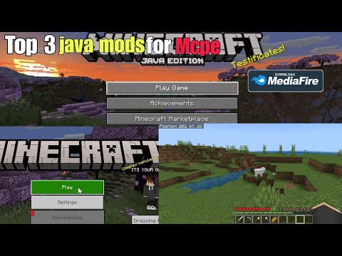 Top 3 Best Java Minecraft PE Mods 1.20 || Java Ui Mods || Cursor Mods ...