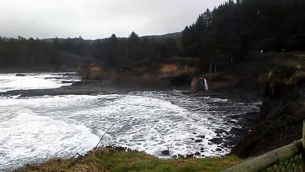 Boiler bay, Oregon coast ... feb 18 2017 - YouTube