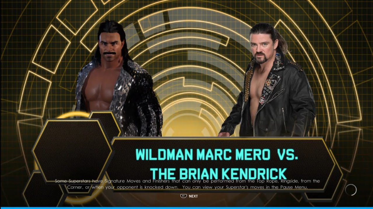 Johnny B Bad vs Brian Kendirck Fall Brawl 95. WWE 2K22 - YouTube