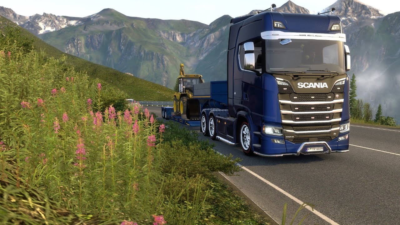 Trucking Through The Austrian Alps - Euro Truck Simulator 2 - YouTube