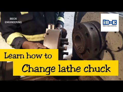 Lathe machine for beginners, how to change lathe Chuck, 4 jaw/ 3 jaw Chuck